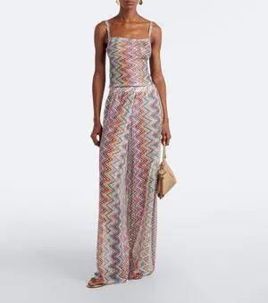 Missoni Zigzag Open-back Top - Multicoloured