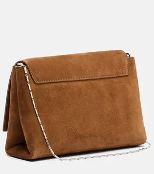 Nour Hammour Zeina Suede Shoulder Bag