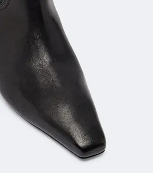 Paris Texas Bettina Leather Knee-high Boots - Black