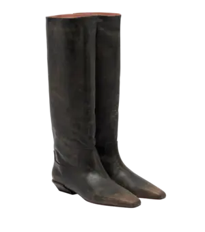 Paris Texas Bettina Leather Knee-high Boots - Brown