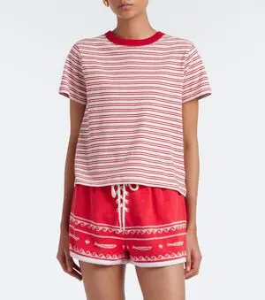 Posse Cody Cotton Terry Shorts - Red