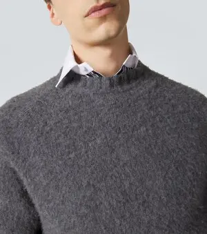 TOM FORD Cashmere Crew Neck Sweater - Grey