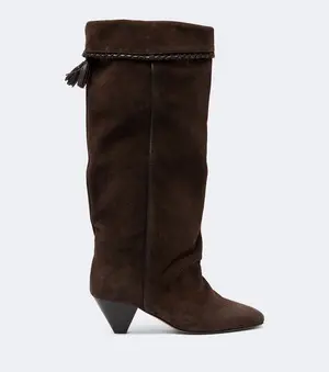 Isabel Marant Étoile Elita Suede Knee-high Boots - Brown