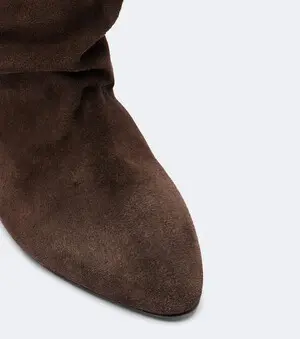 Isabel Marant Étoile Elita Suede Knee-high Boots - Brown