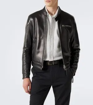 TOM FORD Leather Biker Jacket