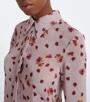 MARKARIAN Wilma Floral Chiffon Shirt