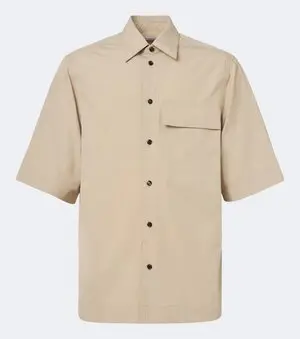 Bottega Veneta Cotton Canvas Shirt - Beige