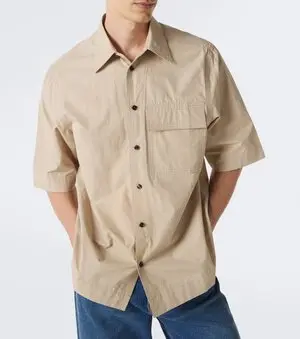 Bottega Veneta Cotton Canvas Shirt - Beige