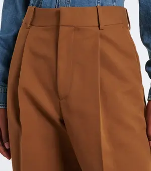 TOD'S Cotton Wide-leg Trousers