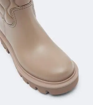 Moncler Quilted Rain Boots - Beige