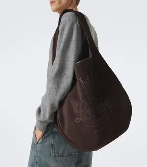 Loewe Suede Shoulder Bag