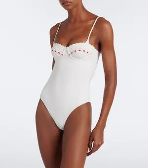 Posse Pia Embroidered Swimsuit