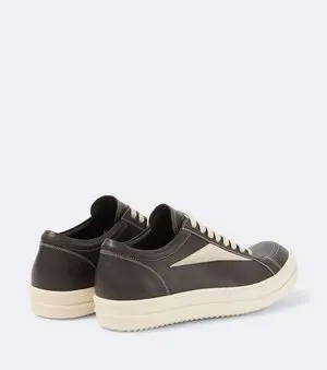 Rick Owens Leather Sneakers