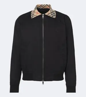 Burberry Check Cotton Blouson Jacket