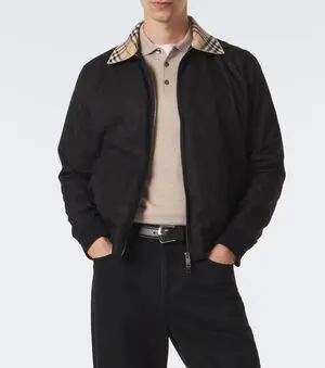 Burberry Check Cotton Blouson Jacket