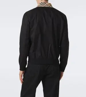 Burberry Check Cotton Blouson Jacket