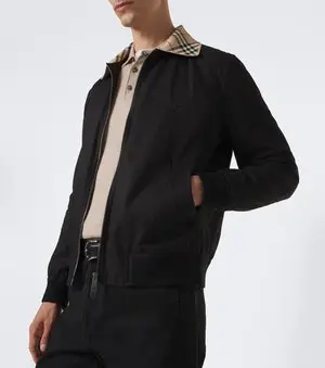 Burberry Check Cotton Blouson Jacket