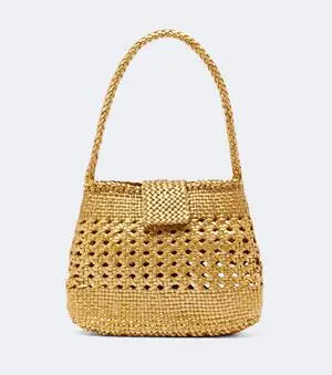 Rixo Dragon Diffusion Amoria Shoulder Bag - Gold