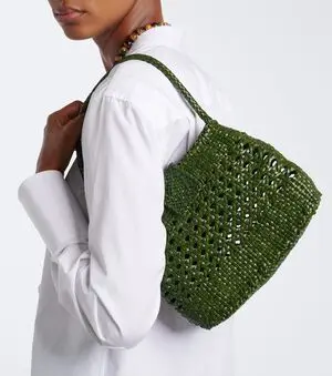 Rixo Dragon Diffusion Amoria Shoulder Bag - Green