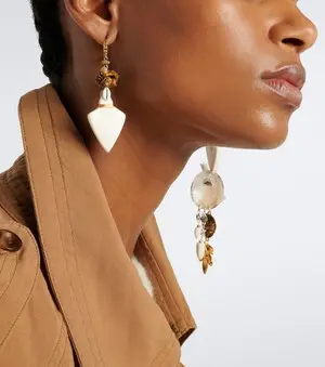 Isabel Marant Étoile Anna Asymmetric Drop Earrings - Multicoloured