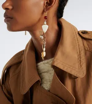 Isabel Marant Étoile Anna Asymmetric Drop Earrings - Multicoloured