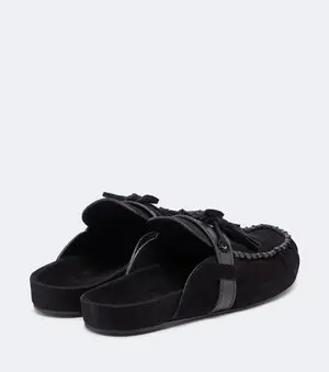 Isabel Marant Étoile Malvin Suede Mules - Black