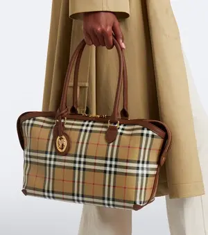 Burberry Check Medium Tote Bag