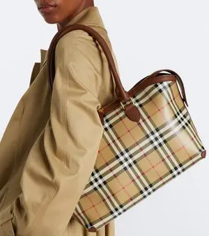 Burberry Check Medium Tote Bag
