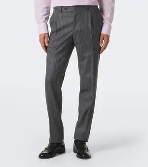 Canali Chalk Stripe Wool Suit