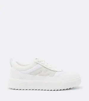 Moncler Altive Leather-trimmed Platform Sneakers