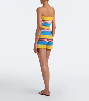 Posse Tammy Striped Cotton Shorts