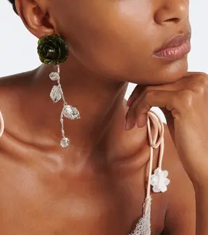 Magda Butrym Floral Drop Earrings