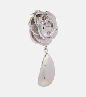 Magda Butrym Floral Drop Earrings - Silver