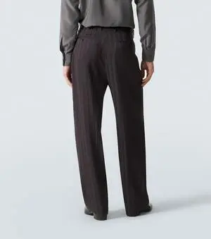 TOM FORD Striped Jacquard Tailored Pants