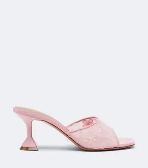 Amina Muaddi Lupita Floral Mules