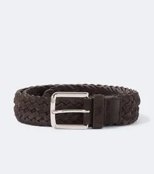 Church's Braided Suede Belt - Brown