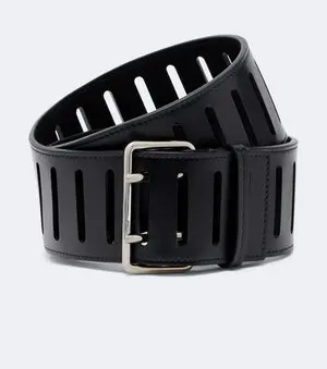 Alaïa Leather Belt - Black