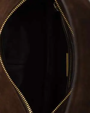 Prada Aimée Medium Suede Shoulder Bag