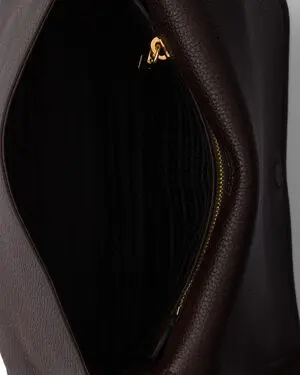 Prada Leather Shoulder Bag - Brown