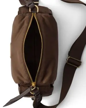 Prada Explore Small Re-nylon And Leather Shoulder Bag