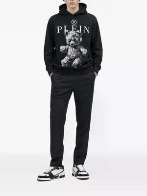 Philipp Plein Teddy Dollar Embellished Hoodie