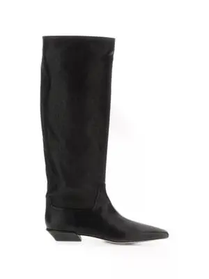 Paris Texas Bettina Tapered Pointed-toe Boots - Black