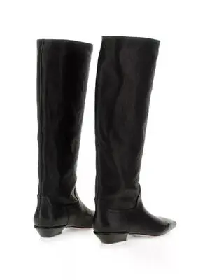 Paris Texas Bettina Tapered Pointed-toe Boots - Black