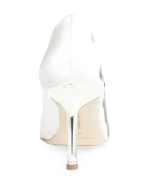 Manolo Blahnik Hangisila Crystal-buckle Pumps