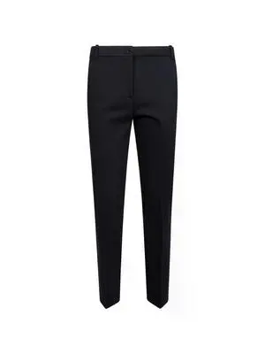 Pinko Bello Pressed-crease Trousers - Black