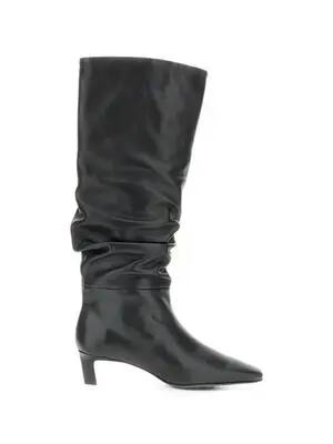 ALOHAS Kalila Slouchy Square-toe Boots - Black