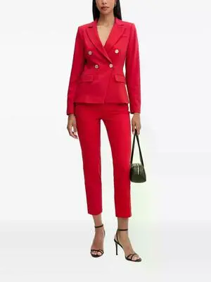 MORGAN Double-breasted Blazer - Red