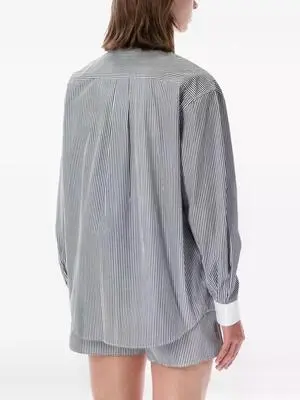 SPORTY & RICH Vertical-stripe Long-sleeve Shirt