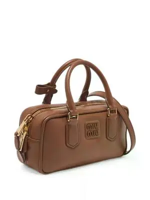 Miu Miu Arcadie Leather Satchel Bag