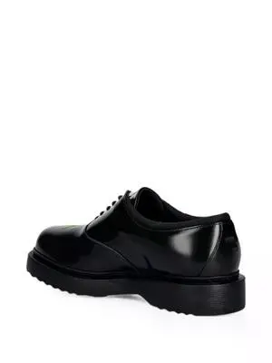 Filling Pieces Flower Embroidered Lace-up Derby Shoes